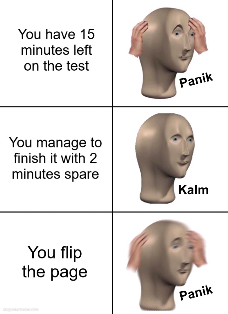 It s Panik Kalm Panik Time Doge Much Wow